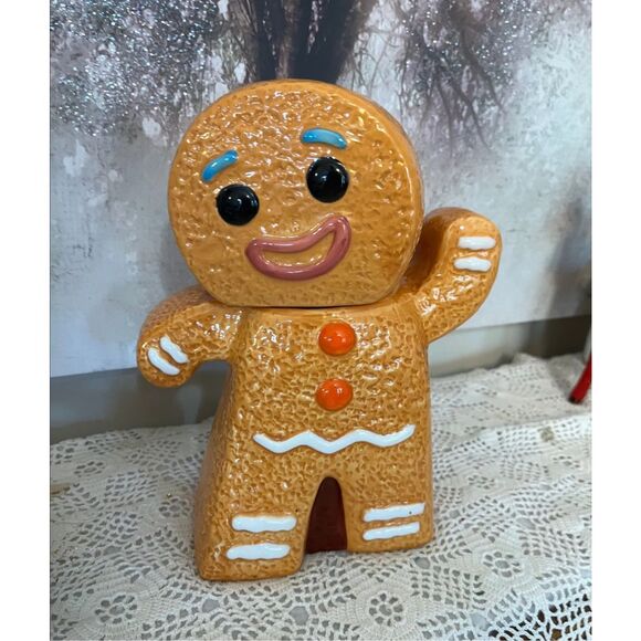 Disney | Accents | Vintage Disney Ceramic Gingerbread Man Cookie Jar ...